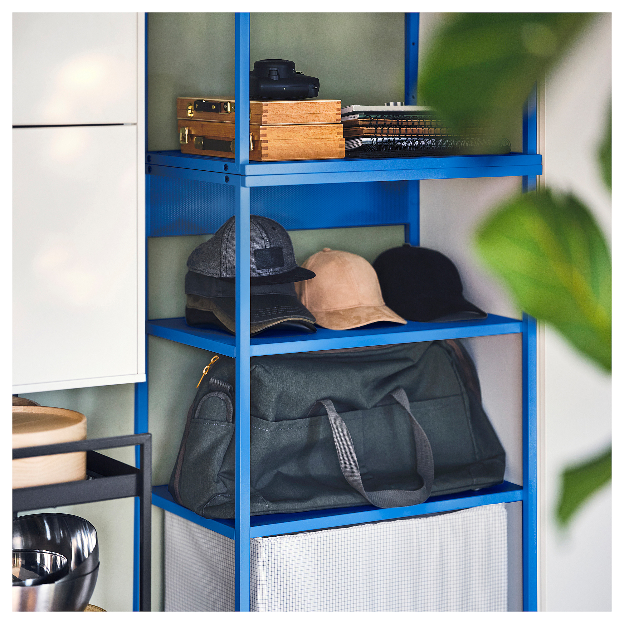 PLATSA - 開放式層架組, 藍色, 60x40x120 公分 | IKEA 線上購物