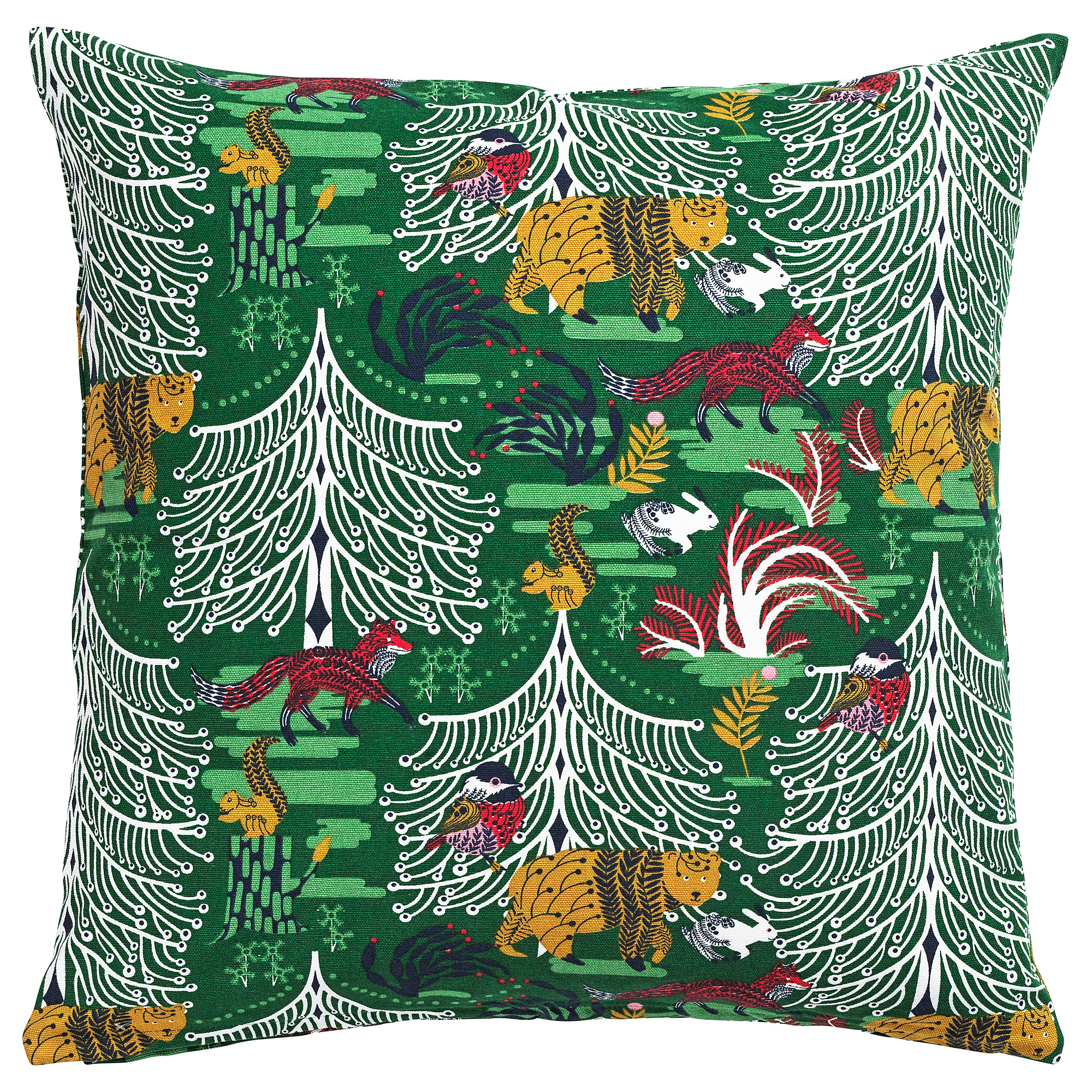 VINTERFINT - cushion cover, green, 50x50 cm | IKEA Taiwan Online