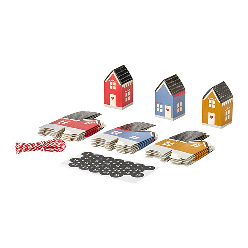 VINTERFINT - gift box, mixed colours, 4x4 cm | IKEA Taiwan Online