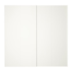 HASVIK - pair of sliding doors, white | IKEA Taiwan Online