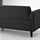 HEMLINGBY - 雙人座沙發, Knisa 深灰色, 145x71.5x71.5 公分 | IKEA 線上購物