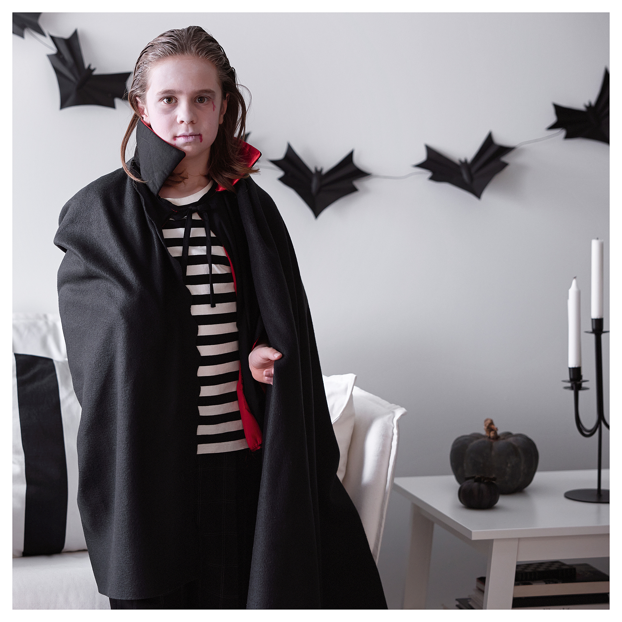 HÖSTAGILLE - 萬用毯, 黑色, 120x160 公分 | IKEA 線上購物