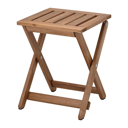 NAMMARO stool outdoor foldable light brown stained IKEA Taiwan Online