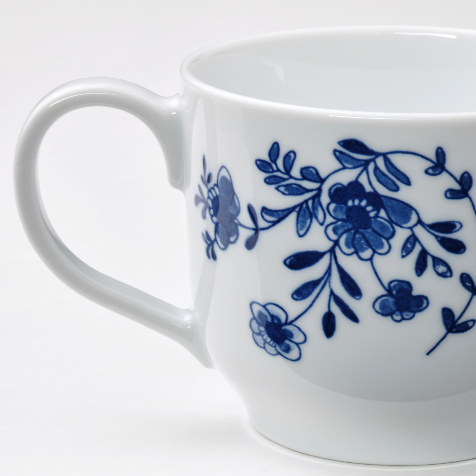 ENTUSIASM - jumbo cup, patterned/white blue, 50 cl | IKEA Taiwan Online