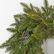 VINTERFINT - artificial wreath, in/outdoor/pine cone green, 60 cm ...