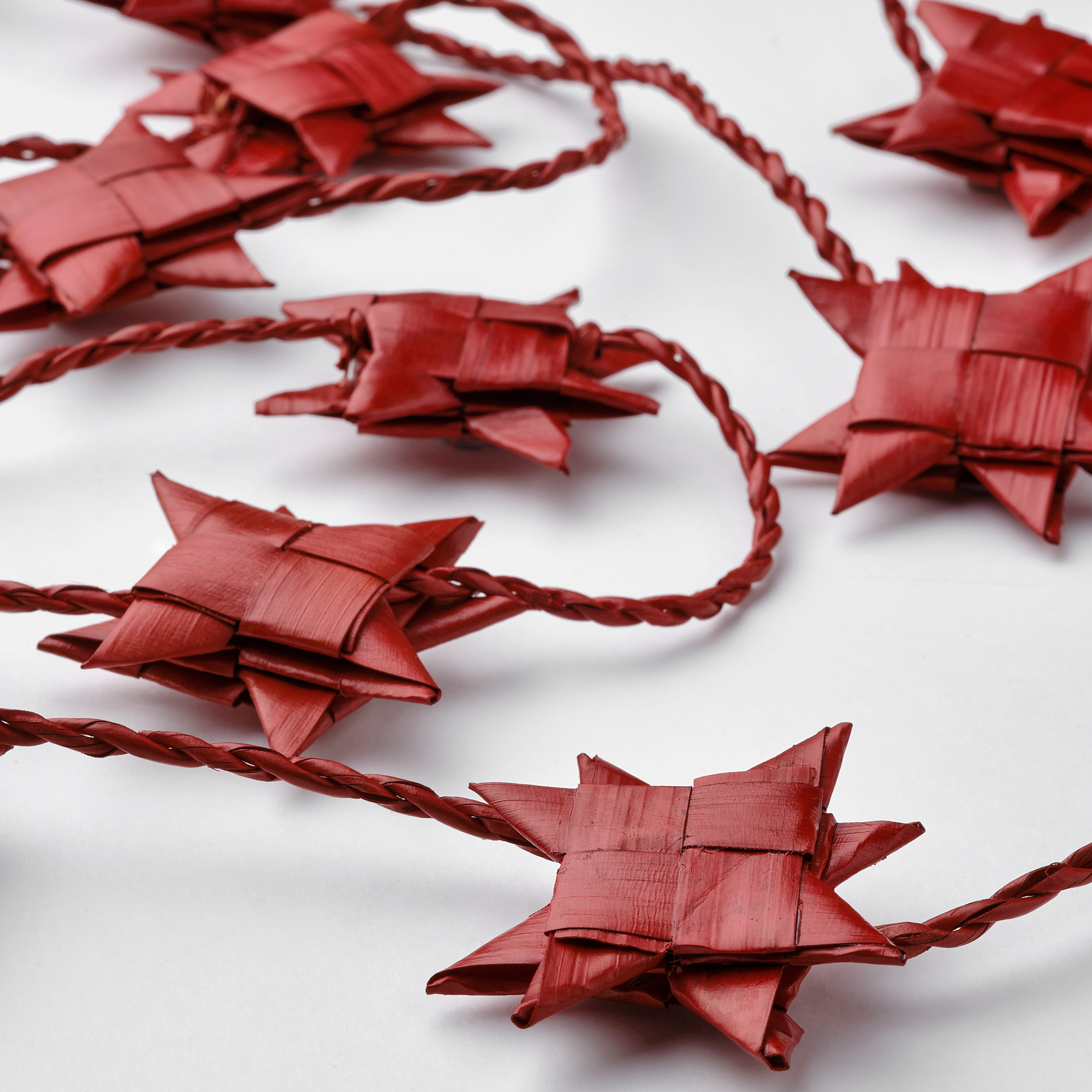 VINTERFINT - garland, star-shaped red, 5 m | IKEA Taiwan Online
