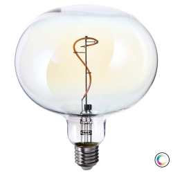 MOLNART - LED bulb E27 260 lumen, ellipse shaped multicolour | IKEA ...