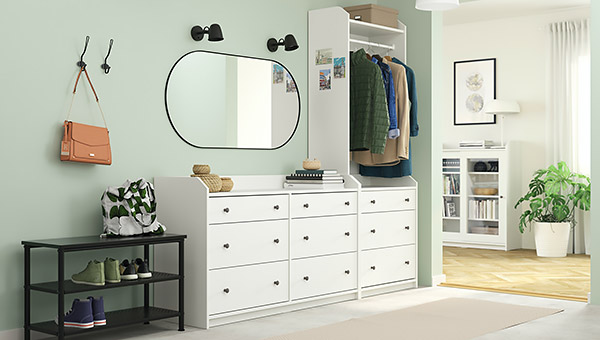 HAUGA - desk, beige | IKEA Taiwan Online