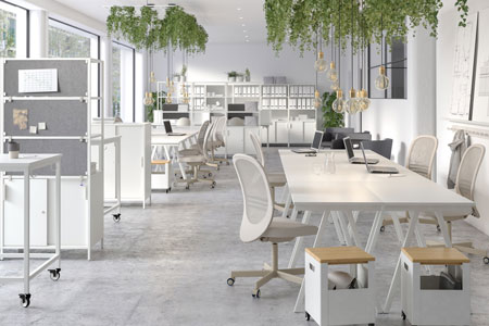 TROTTEN - drawer unit w 3 drawers on castors, white | IKEA Taiwan Online